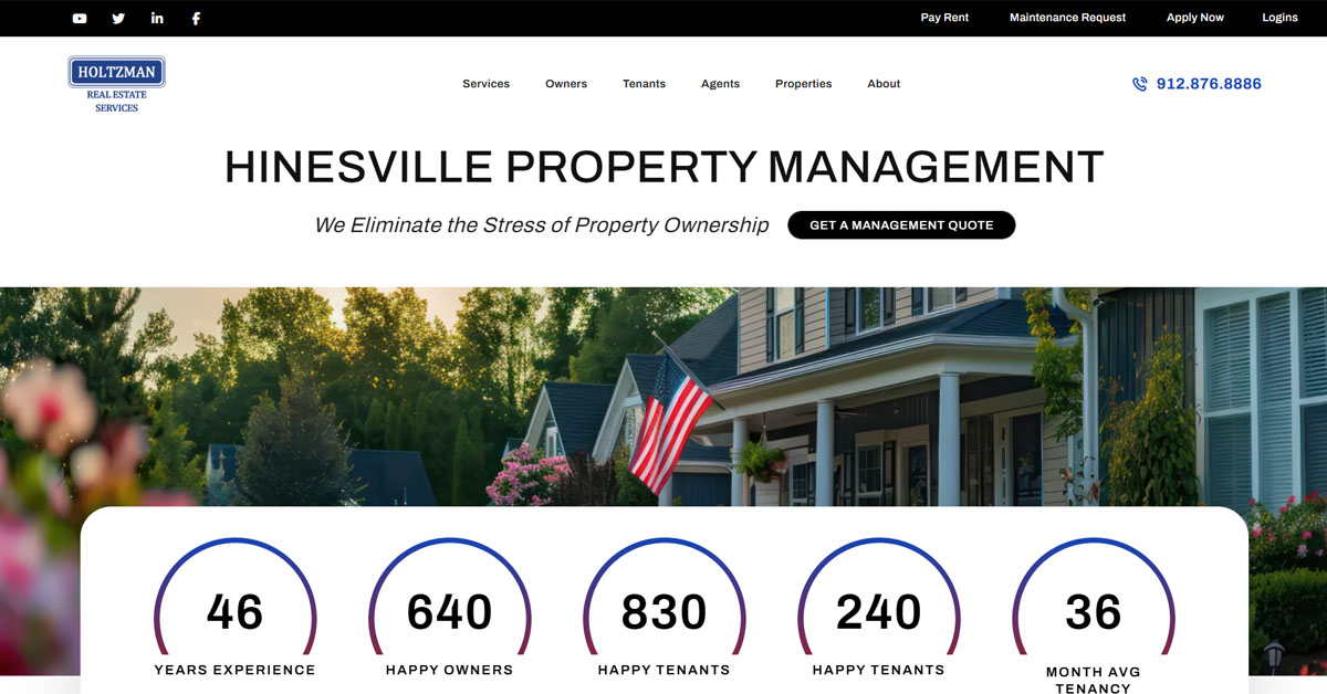 Hinesville Property Mngmt | Holtzman Real Estate Services